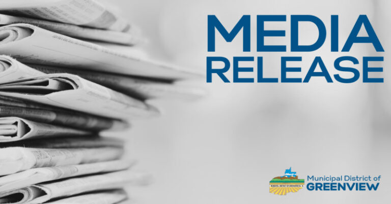 MEDIA RELEASE: MD of Greenview Re-Elects Reeve and Deputy Reeve ...