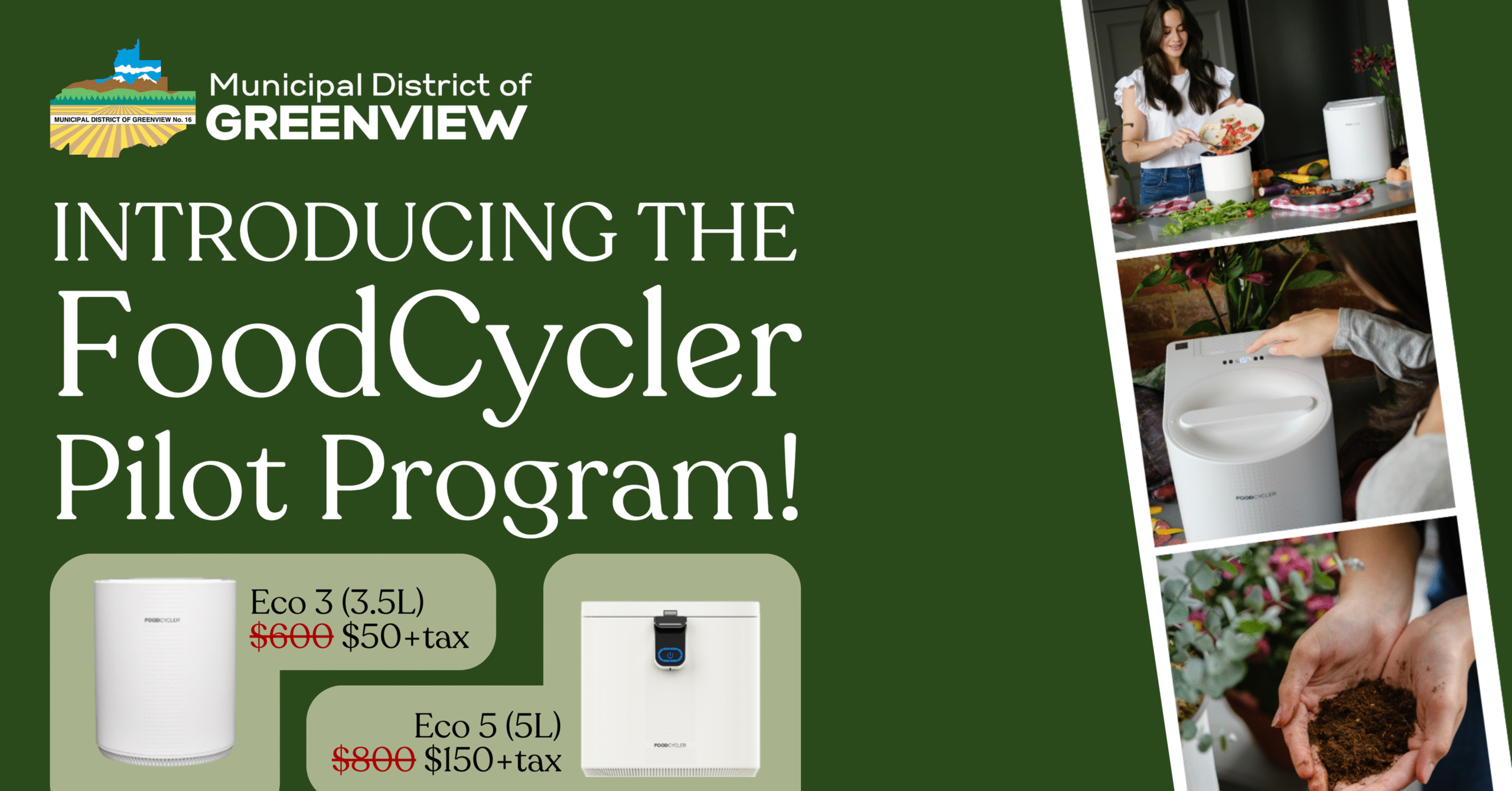 FoodCycler Pilot Program! | Municipal District of Greenview No. 16