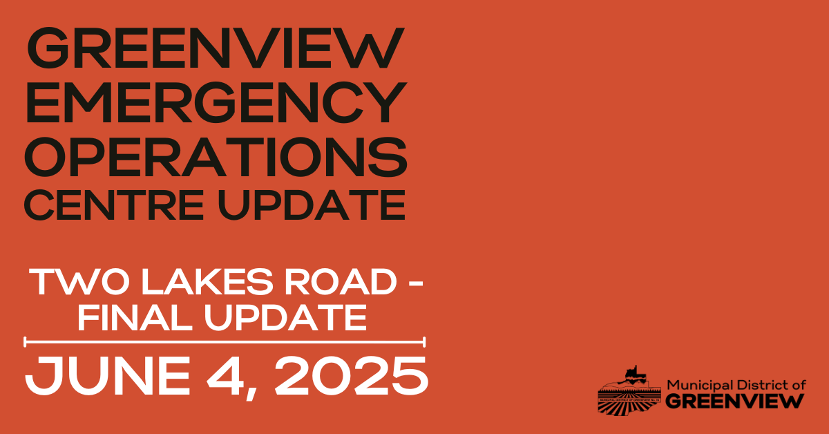 MD of Greenview #16 – PUBLIC NOTICE - Alberta Wildfire Actively ...