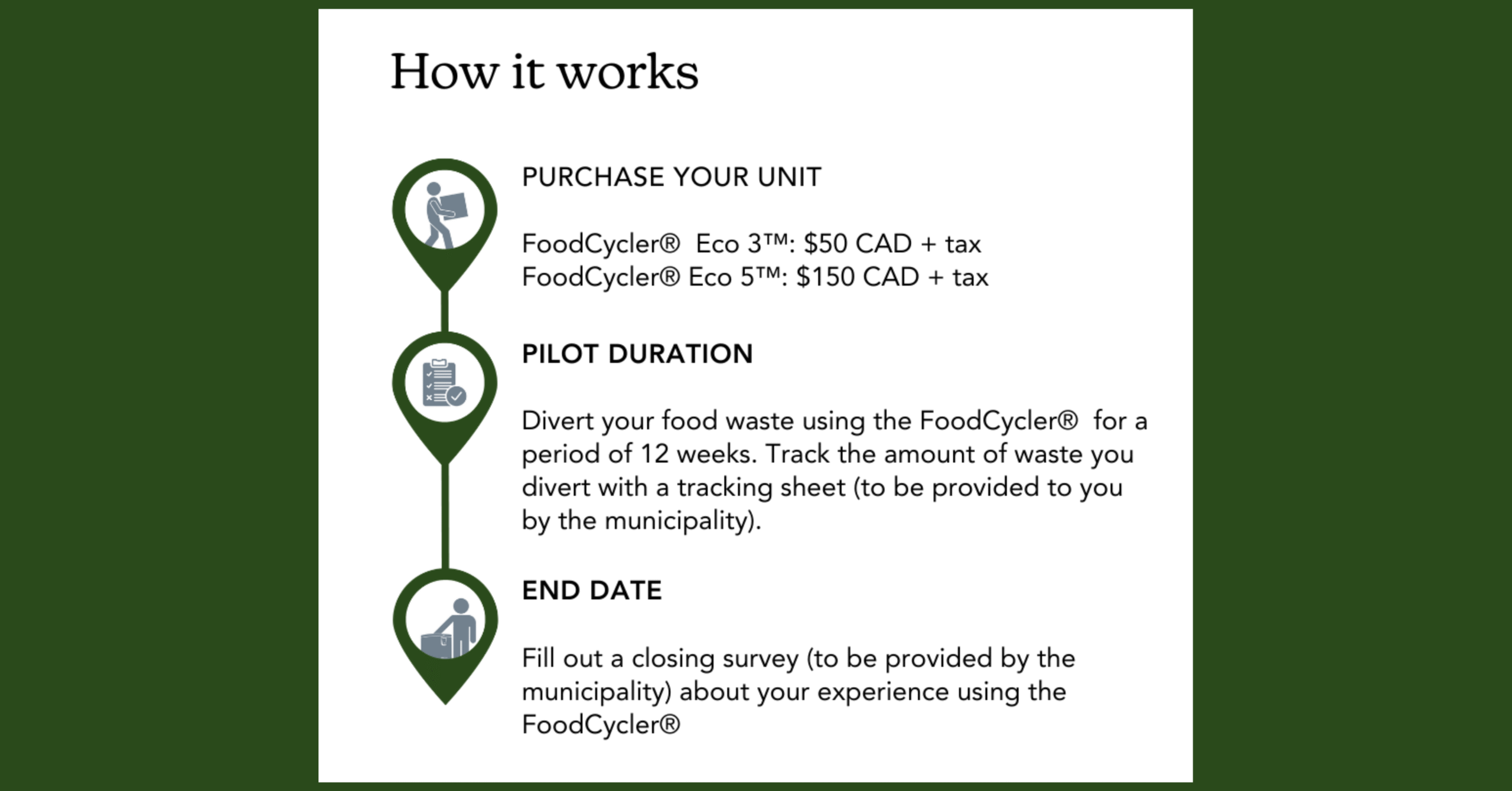 FoodCycler Pilot Program! | Municipal District of Greenview No. 16