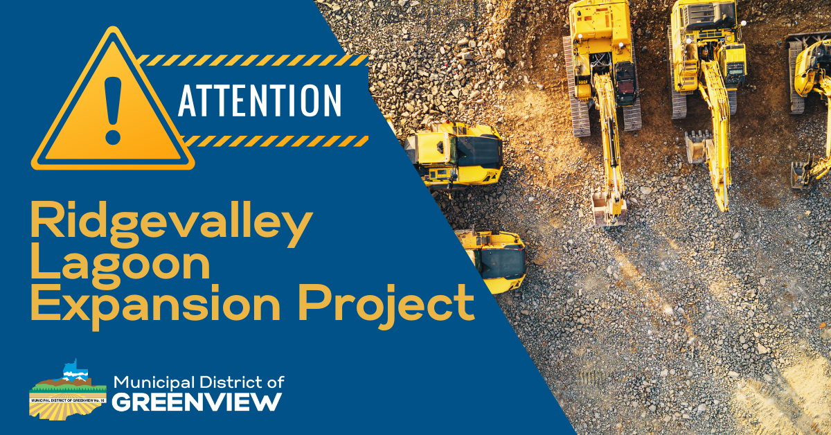 Ridgevalley Lagoon Expansion Project | MD Greenview No. 16